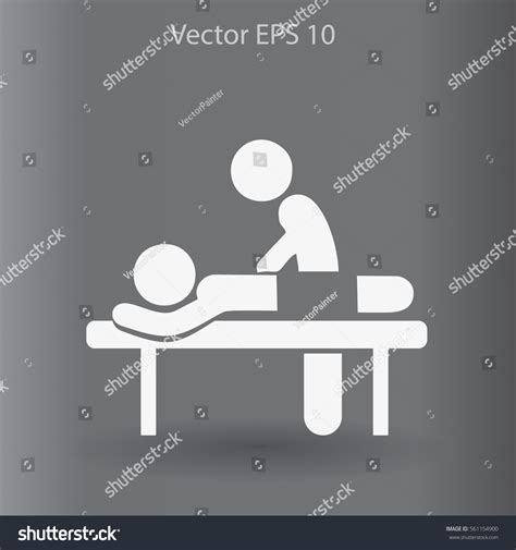 Massage Vector Illustration Stock Vector Royalty Free 561154900