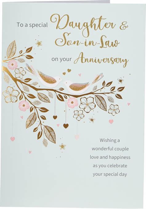 Son And Daughter In Law 25th Wedding Anniversary Card On Your Silver