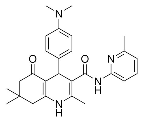 4 4 DIMETHYLAMINO PHENYL 2 7 7 TRIMETHYL N 6 METHYL 2 PYRIDINYL 5