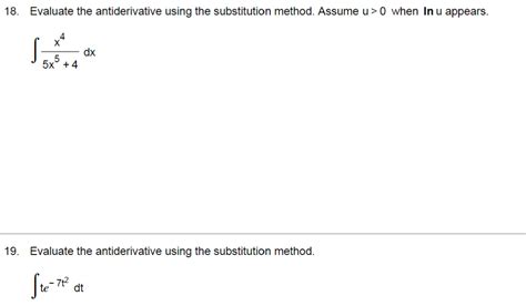 [solved] 18 Evaluate The Antiderivative Using The Solutioninn