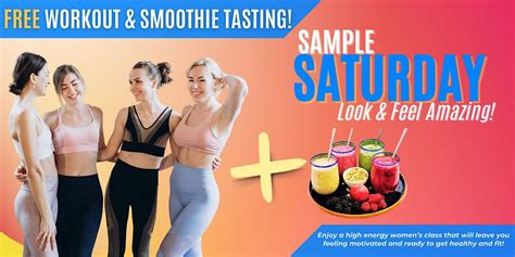 Free Workout And Smoothie Sampler Cortland Cary 30 September 2023