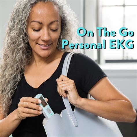 Portable Ecg Heart Rate Monitor Wireless Handheld Home Ekg Cardio