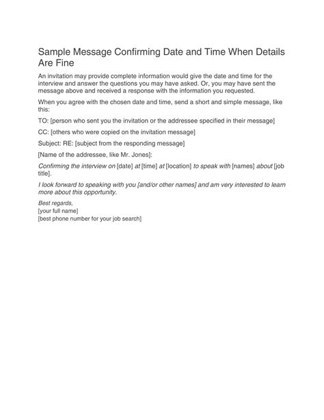 38 Professional Interview Acceptance Emails Smart Tips Templatelab