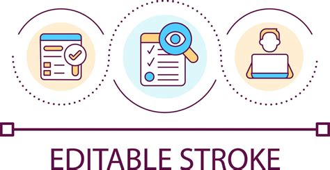 Data Search And Analysis Loop Concept Icon Review Information