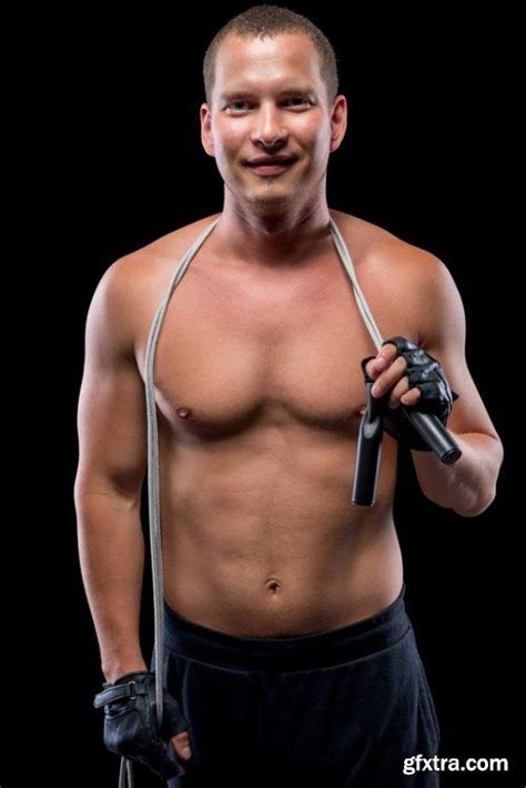 Vertical Portrait Of An Athlete On Dark Background Dark Backgrounds