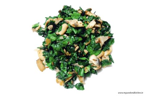 Spinach Mushroom Stir Fry My Weekend Kitchen