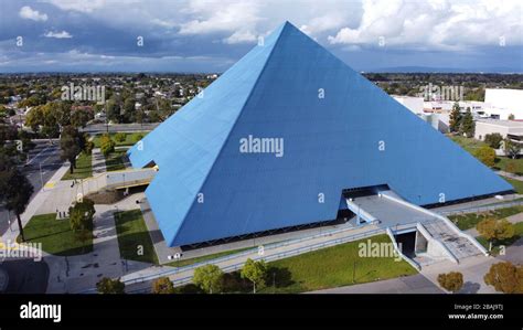 General Overall View Of The Walter Pyramid On The Campus Of Long Beach