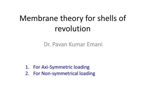 Structurallearnings Membrane Theory For Shells Of Revolution