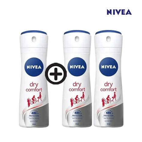 리씽크 12 니베아 데오드란트 스프레이 드라이 콤포트 60ml X 3개