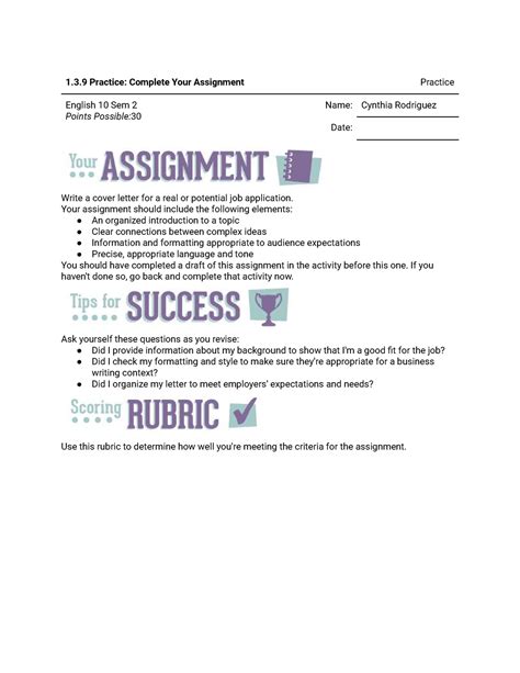 1 3 9 Practice Complete Your Assignment 1 3 Practice Complete Your