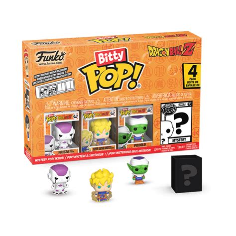 Frieza Dragon Ball Z Funko Bitty Pop 4 Pack Pop Vinyl Free Shipping