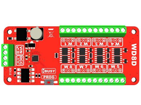 8 Way Dcc Switch Decoder For Double Coil Switch Drives With Screw Connection Wd8 Ho Gauge