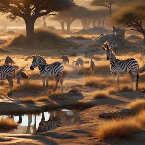 Zebras By Damienaddams On Deviantart
