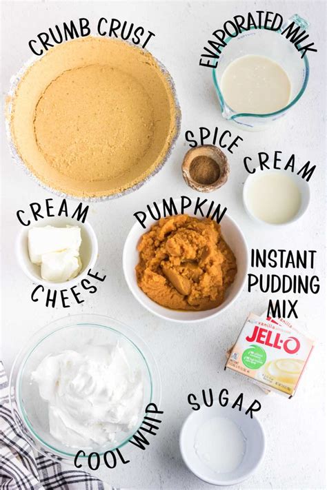 No Bake Double Layer Pumpkin Pie Recipe Pumpkin Pie No Bake