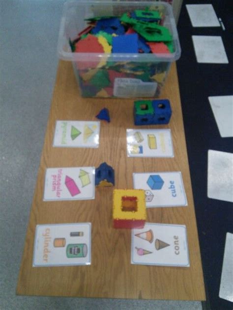 Making 3d Shapes With Polydron Cube Cone Prism