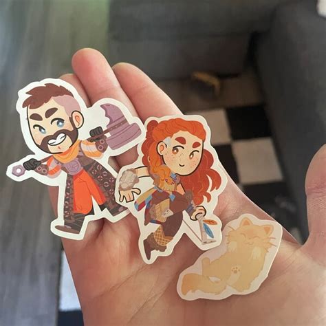 Horizon Zero Dawn Forbidden West Stickers Aloy Kotallo Erend Avad