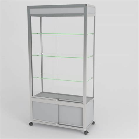 1000mm Wide Glass Display Cabinet Ub015ed Access Displays