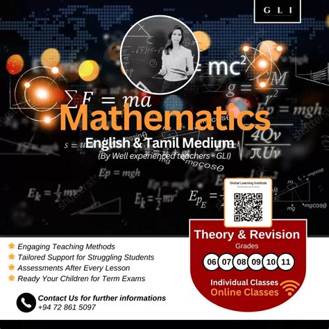 Individual Class Tamil And English Medium Mathematics O L Grade 6 11 Online