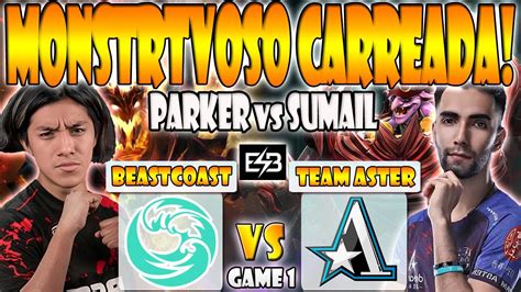 Beastcoast Vs Team Aster Bo2 Game 1 Parker Scofield Darkmago Vs