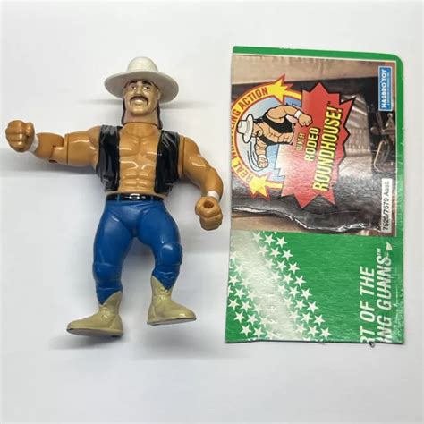 Wwf Wwe Bart Gunn Smoking Gunns Green Card 5” Figure Series 11 Hasbro 1994 £19999 Picclick Uk