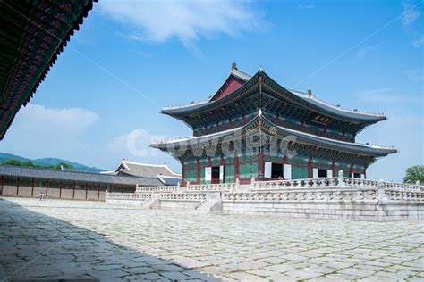 경복궁 경회루 궁권 고궁 전통 사진이미지일러스트캘리그라피 이카루스작가