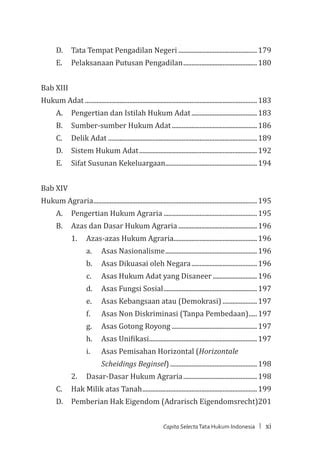 Capita Selekta Tata Hukum Indonesia PDF