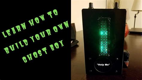 Build Your Own Fm Scanning Ghost Box Youtube