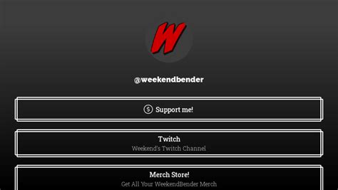Weekendbender Link Space