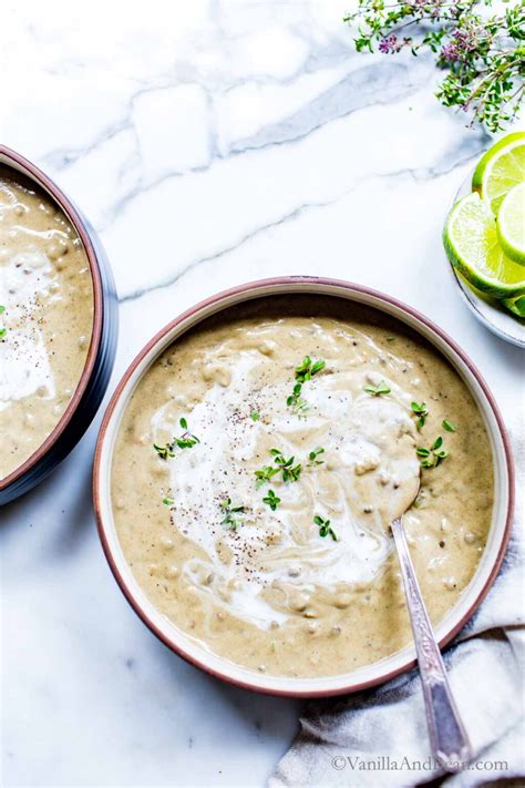 Coconut Curried French Lentil Soup Vanilla And Bean