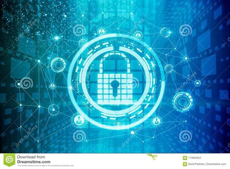 Abstract Padlock Backdrop Stock Illustration Illustration Of Guard 113932053