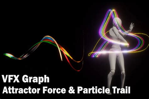 Vfx Graph：attractor Force And Particle Trail Effect Vfx Particles Unity Asset Store