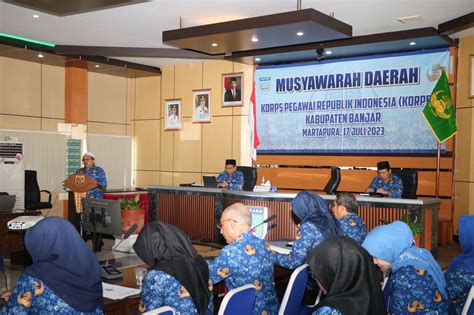 Bentuk Dewan Pengurus KORPRI Kabupaten Banjar Gelar Musda Radio