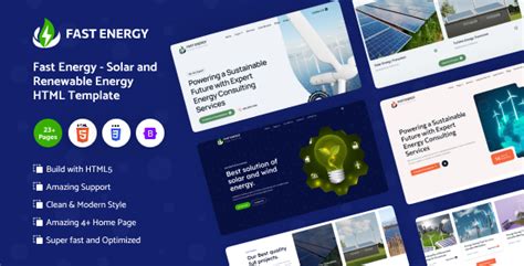 Solar Renewable Energy HTML Template By VikingLab ThemeForest