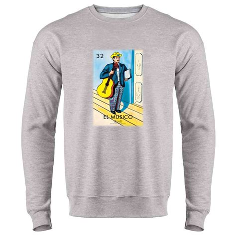 El Musico Musician Loteria Card Mexican Bingo Long Sleeve Gotham