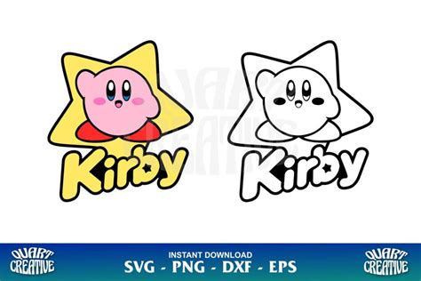 Kirby Svg Cricut Gravectory