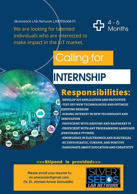 JOB VACANCY Silverseeds Lab Network