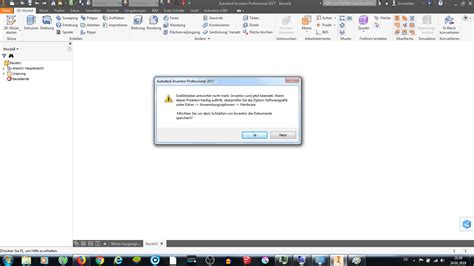 Gelöst Inventor 2017 Grafiktreiber Antwortet Nicht Mehr Autodesk Community