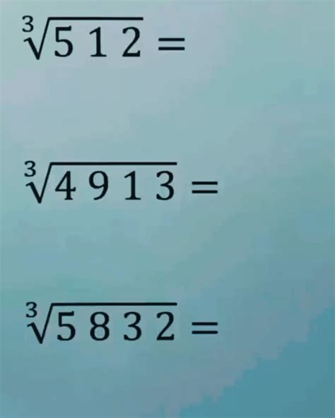 cube root trick youtube learning math trick method youtubeshorts