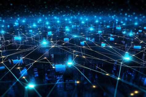Premium Ai Image Secure Network Background