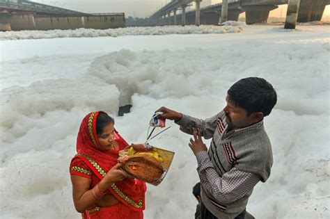 Polluted River Yamuna