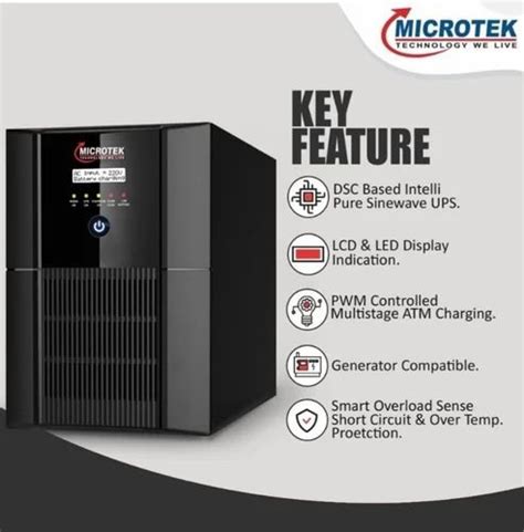 Lcd Microtek 3500 24vdc Jm Sw Inverter For Office At ₹ 17555 Piece In Pune