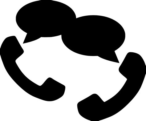 Svg 이야기 소통하다 전화 지원하다 무료 Svg 이미지 및 아이콘 Svg Silh