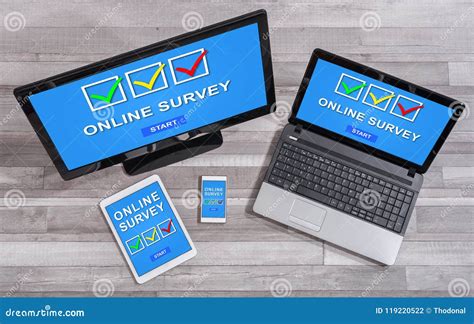 Online Survey Questionnaire Poll Test Royalty Free Stock Photo