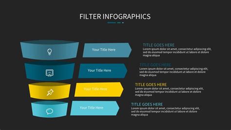 Funnel Chart With Light Bulb Google Slides Theme And Powerpoint