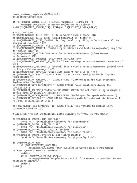 Cmake Lists Pdf Library Computing Directory Computing