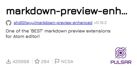 markdown preview enhanced