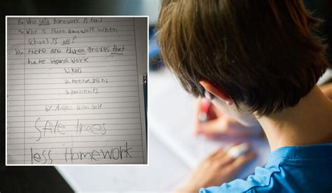 Boy 7 Trolls Teacher With Genius Responses To Homework Assignment