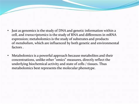 Metabolomics Pptx