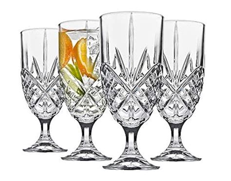 Godinger Iced Tea Beverage Glasses Shatterproof And Reusable Acrylic
