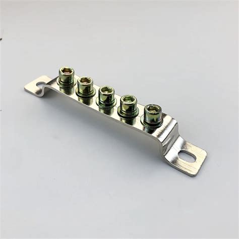 Buy Brass Screw Terminal Block Grounding Connection Electrical Cable Power Distribution From